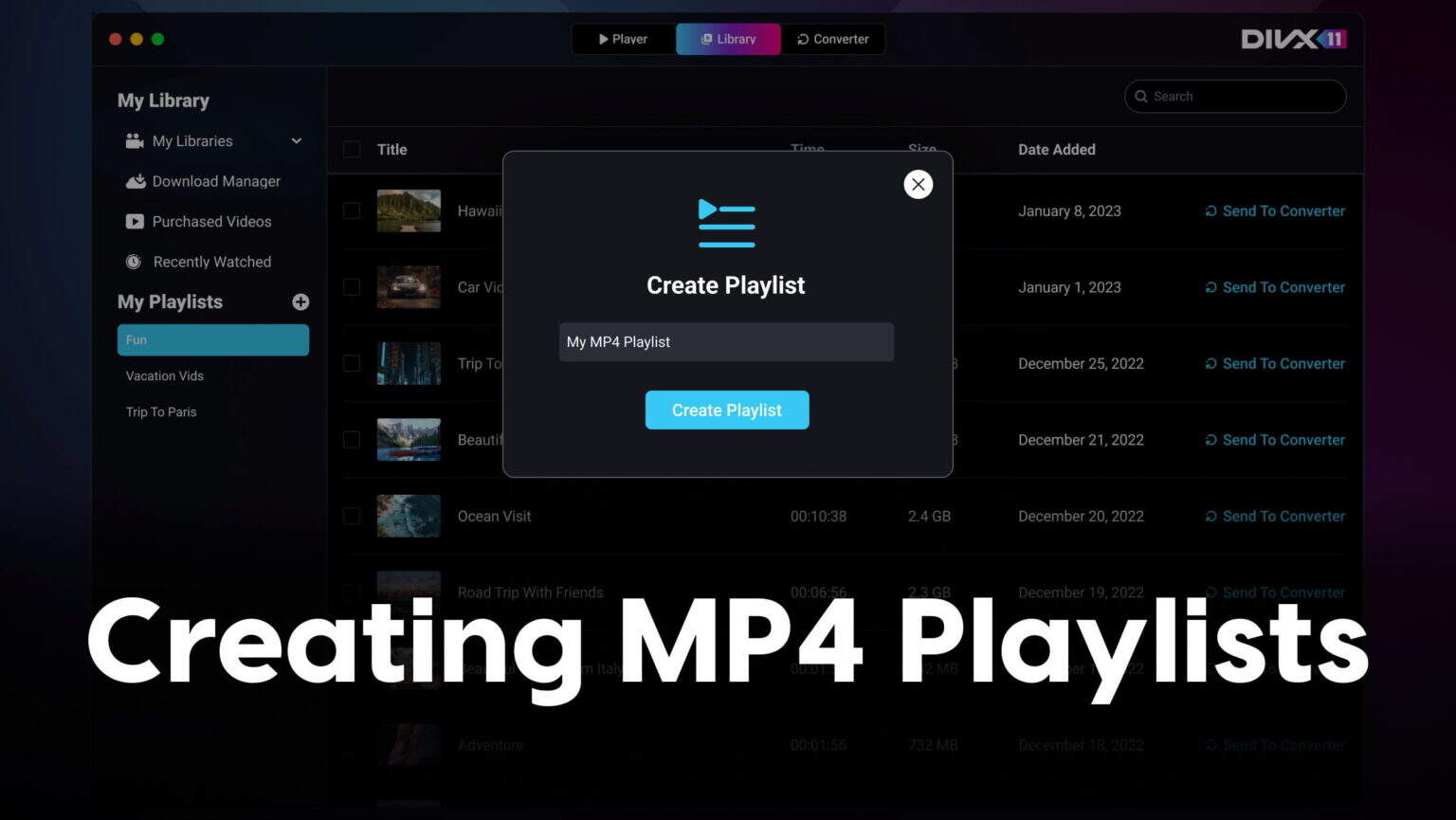 Create Seamless MP4 Playlists | Step-by-Step Guide